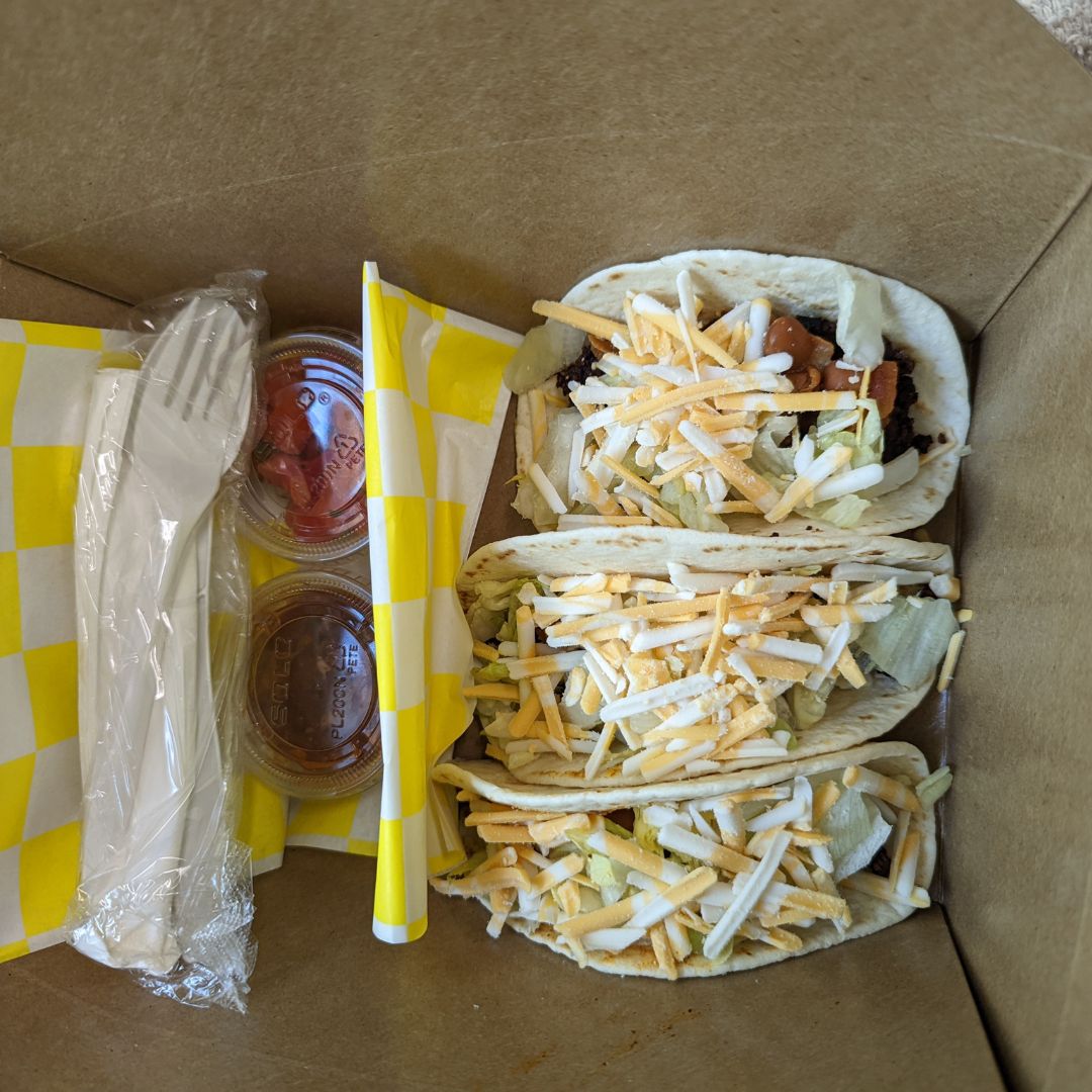 5 Taco Boxed Lunch | Mattie Foods